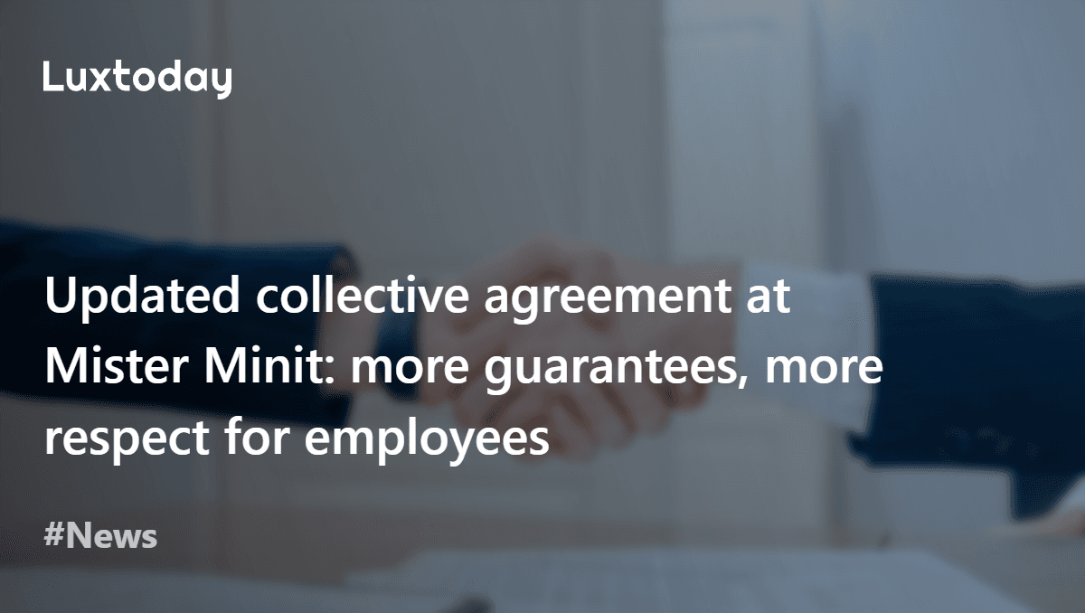 Updated collective agreement at Mister Minit: more guarantees, more ...