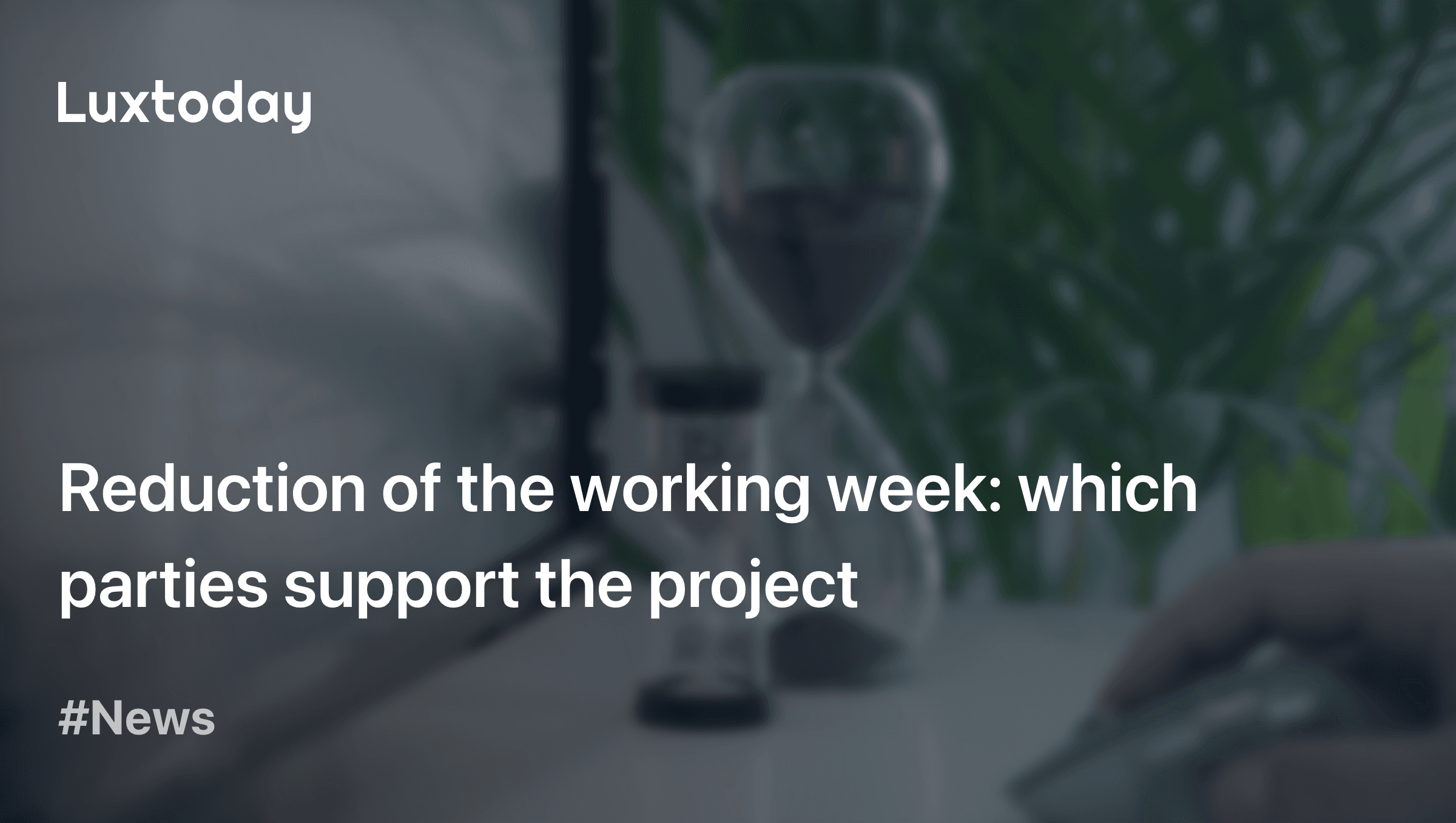 Talks about shortening the working week have been going on for years ...